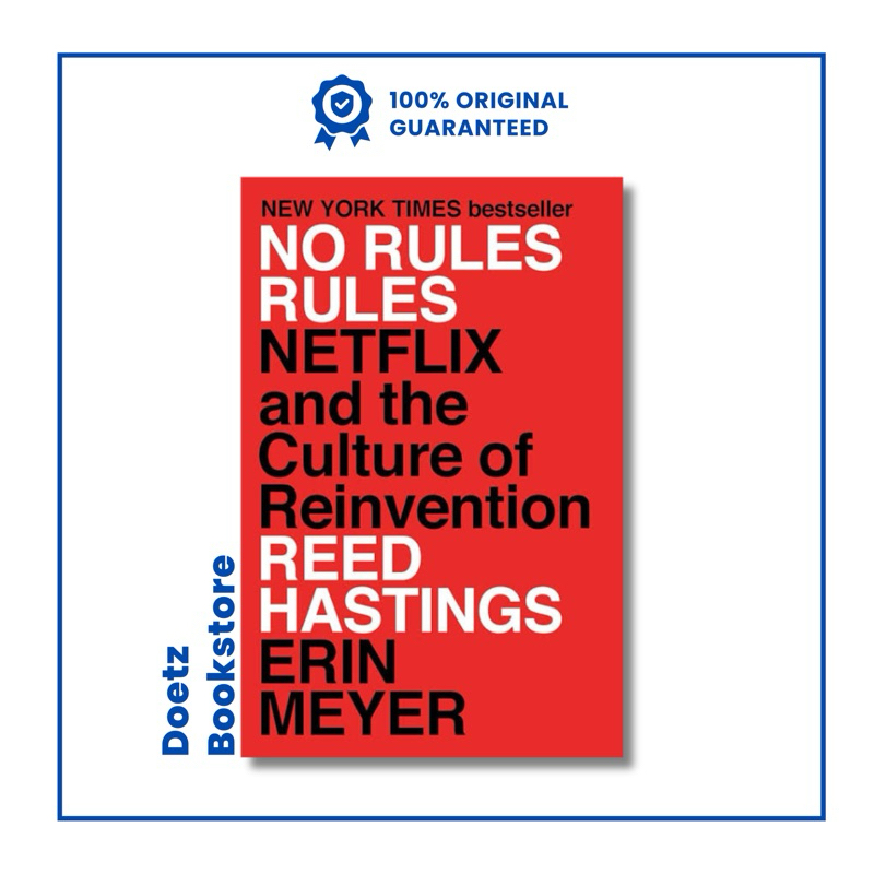 Jual No Rules Rules Netflix and the Culture of Reinvention by Reed ...