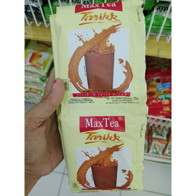 Jual MAX TEA TARIKK 10 SACHET 25 GRAM | Shopee Indonesia