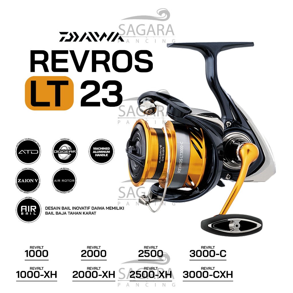 Jual Reel Daiwa Revros LT | Reel Ultra Light | Reel UL | Reel Pancing Spinning | Shopee Indonesia