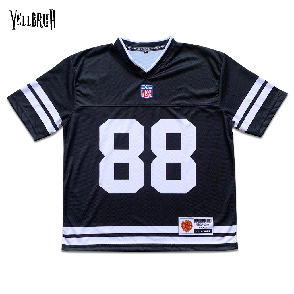 Jual Jersey Oversize Simpel Blck Number 88 Rugby Streetwear Blok Core ...