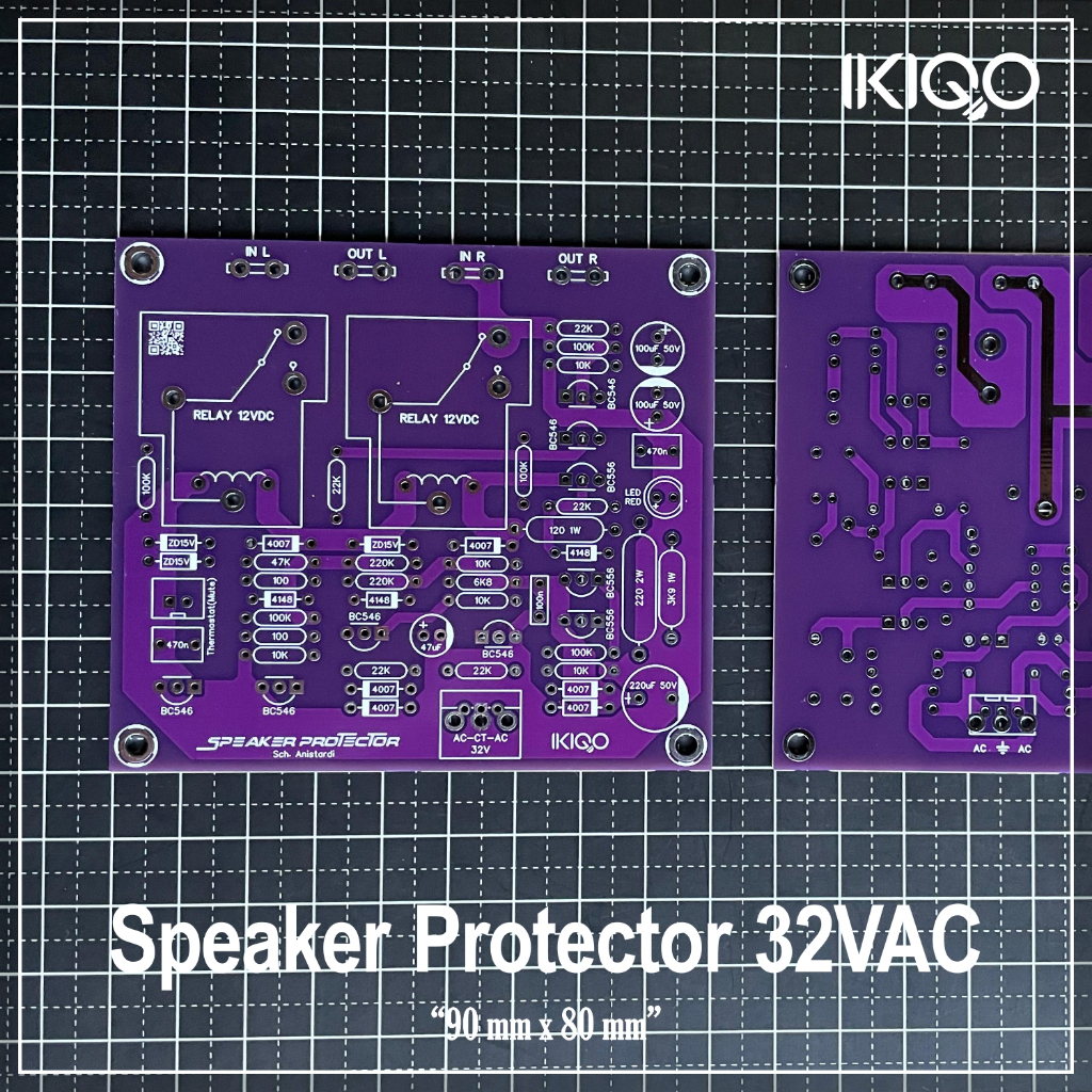 Jual PCB Speaker Protector Protektor 32 VAC Stereo Anistardi Double ...