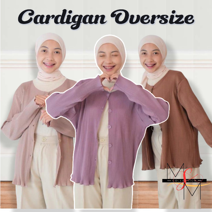Jual MSM COLECTION - Cardigan Jumbo Knit / cardigan oversize jumbo / Cardigan Jumbo Knit Waffle ...