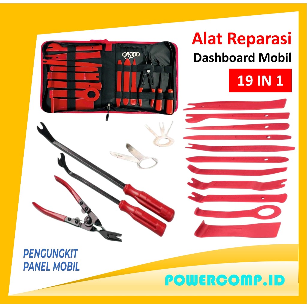 Jual 19 in 1 Alat Pembongkaran Perbaikan Trim Alat Pelepas Trim Kit ...