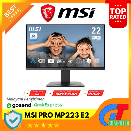 Jual Monitor MSI PRO MP223-E2 | Professional Business Monitor 21.45 inch 100Hz MSI MP223-E2 ...