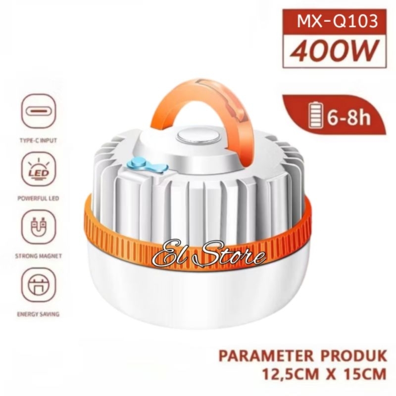 Jual lampu Emergency Gantung Maxpower Q103 400W camping mendaki hiking | Shopee Indonesia