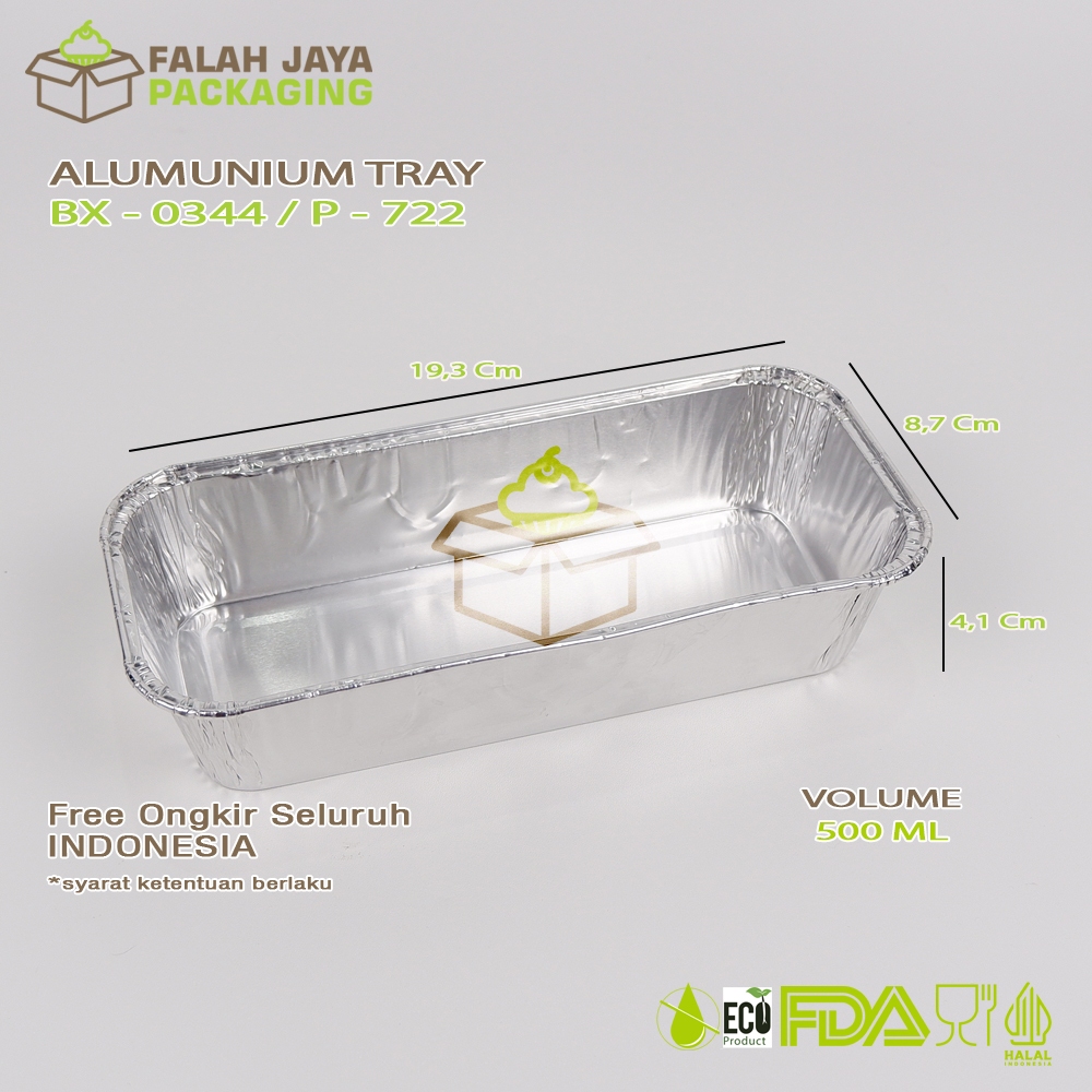 Jual ALUMUNIUM FOIL TRAY BX 0344 / P722 / LASAGNA / MACARONI SCHOTEL | Shopee Indonesia