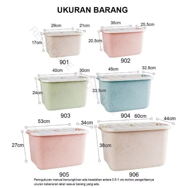 Jual Redhouse - Container Box CB 75, 55, 35 Liter/ Kotak Penyimpanan ...