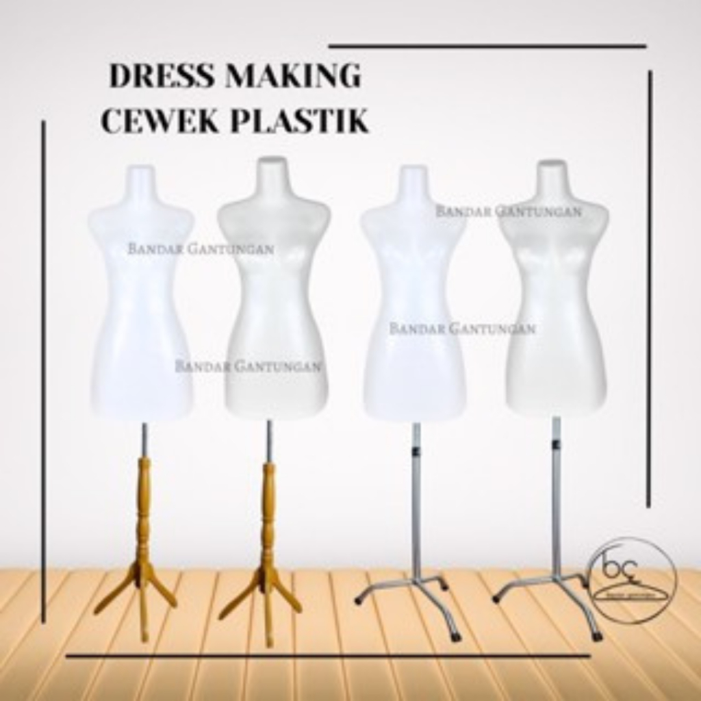 Jual KHUSUS INSTAN Manekin Dress Making Cewe/Manekin Setengah Badan ...