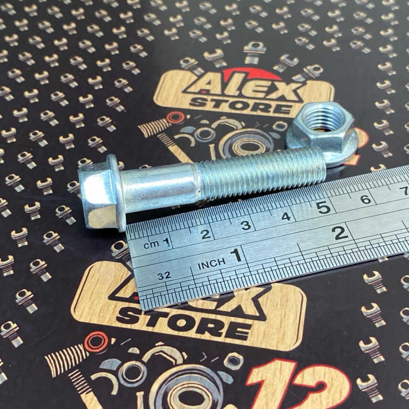 Jual BAUT TOPI +MUR TOPI M 10x50 KUNCI 14/BAUT FLANGE BOLT BAUT 14 ...