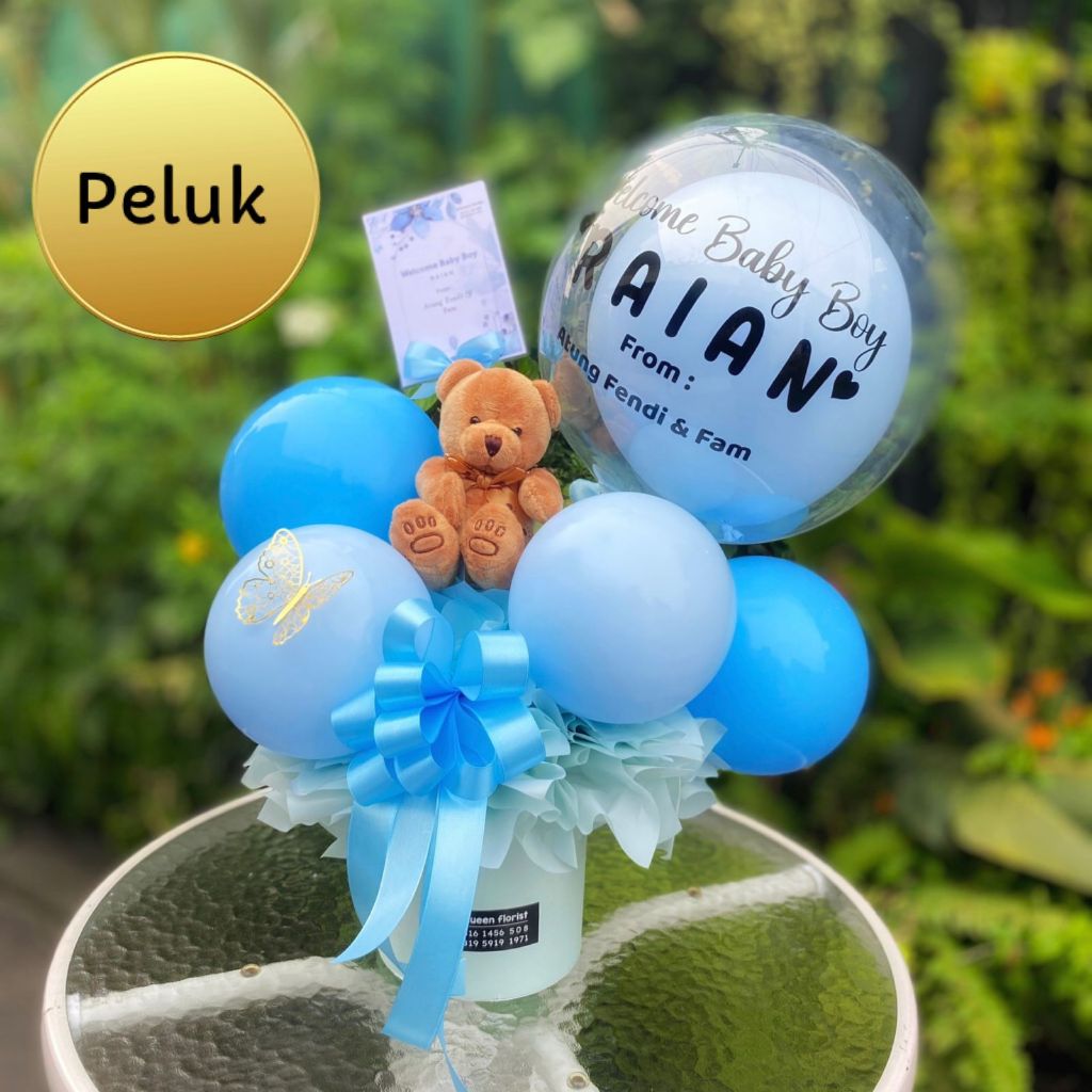 Jual Bunga Box Boneka - Balon Premium Baby Born Congratulation dll ...