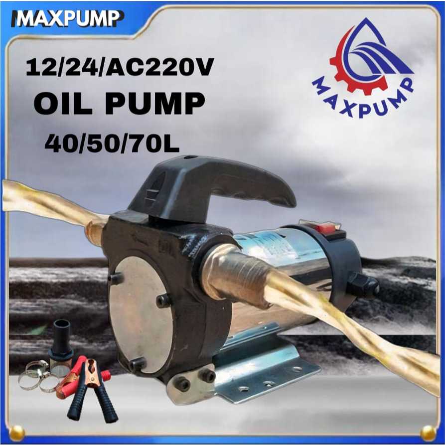 Jual MAXPUMP Pompa Minyak DC 12V 24V Elektrik Diesel Transfer Pump Oil ...