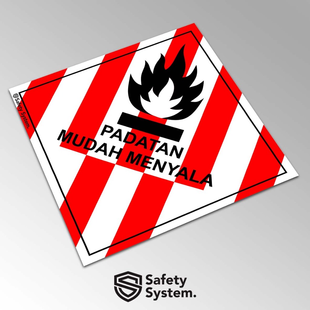 Jual Stiker Label Hazmat Hazardous Material Simbol Limbah B3 PERMEN LH ...
