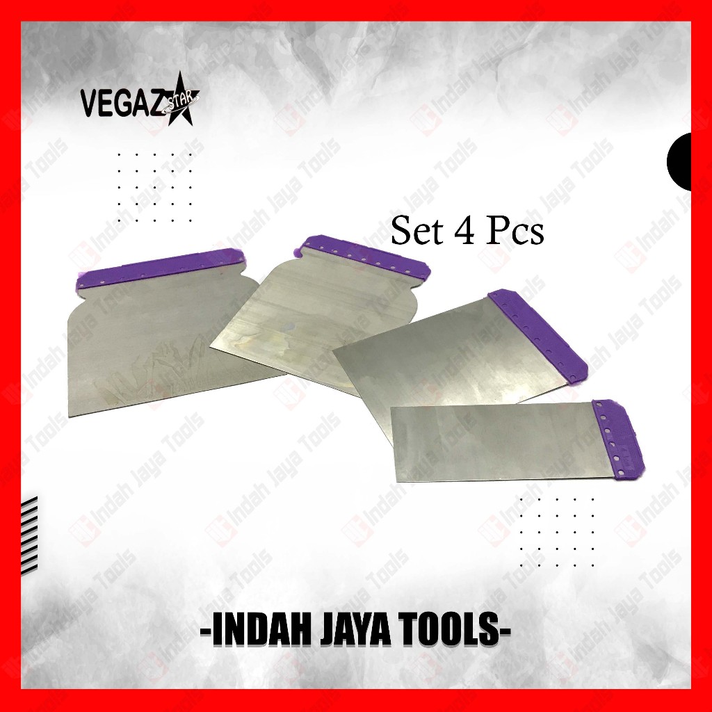 Jual VEGAZ Kapi Scrapper Set 4 Pcs - Scraper Kape Scrub Skrap Scrap ...