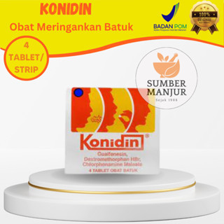 Jual KONIDIN STRIP 4 TABLET - Obat Batuk | Shopee Indonesia