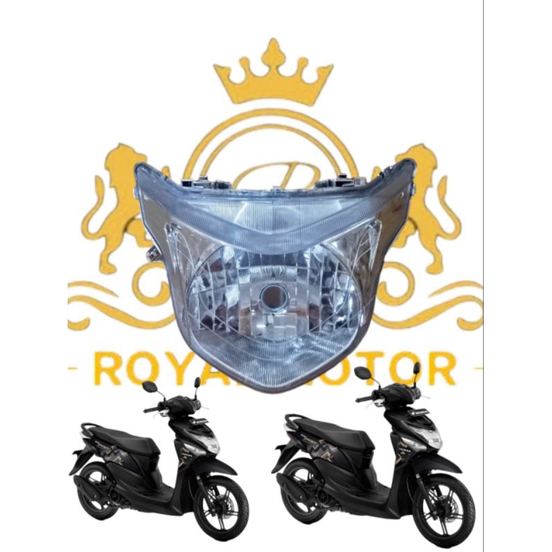 Jual Reflektor lampu depan honda beat pop | Shopee Indonesia