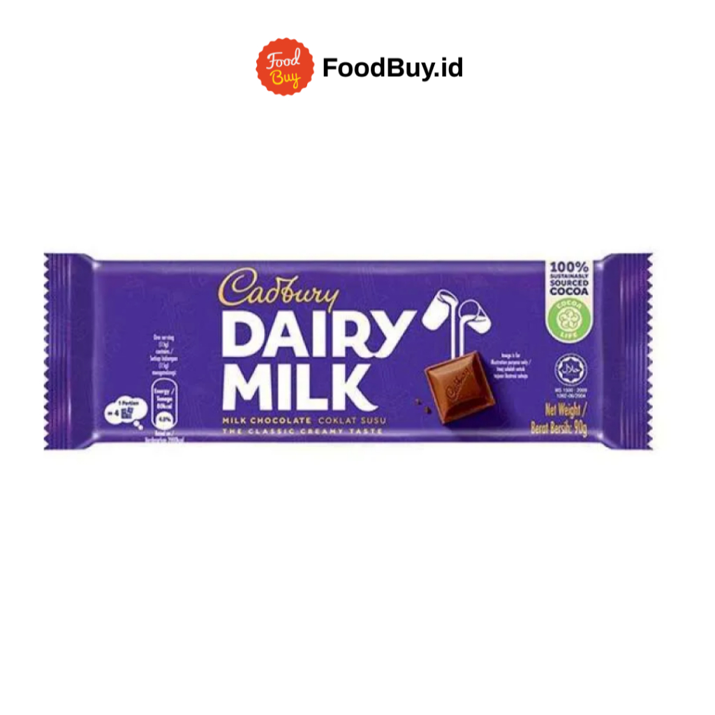 Jual Cadbury Dairy Milk Chocolate Milk 90gr | Shopee Indonesia