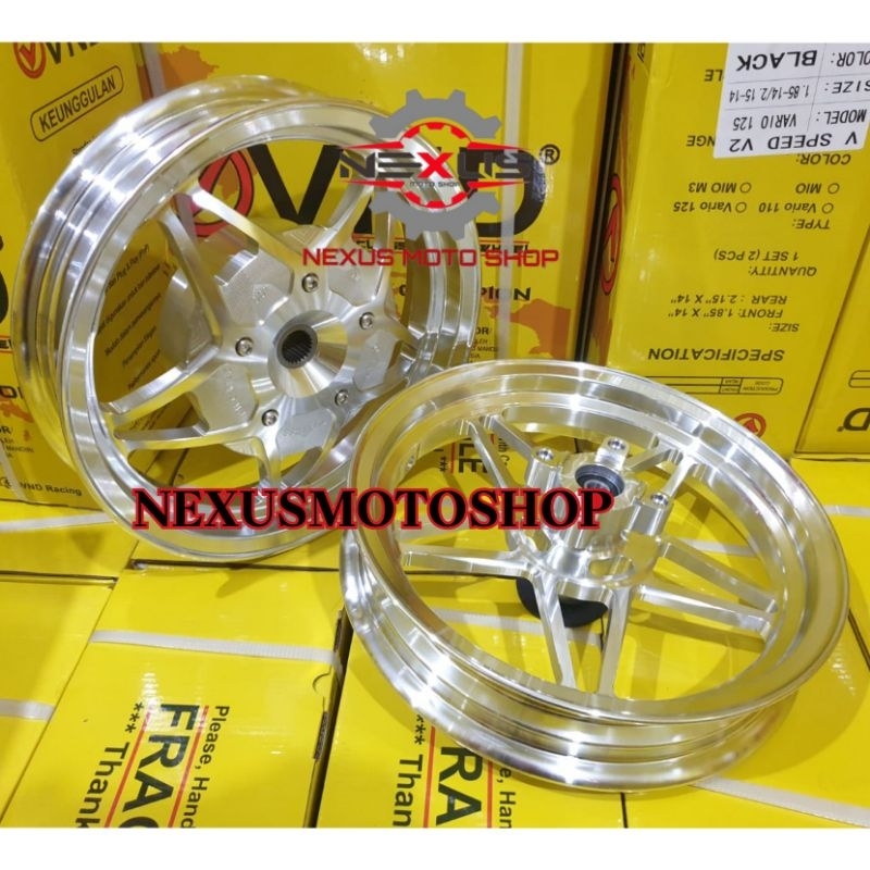 Jual velg racing vnd v speed v2 stylo 160 cbs pelak bintang stylo 160 cbs ring 12 215&250 ...