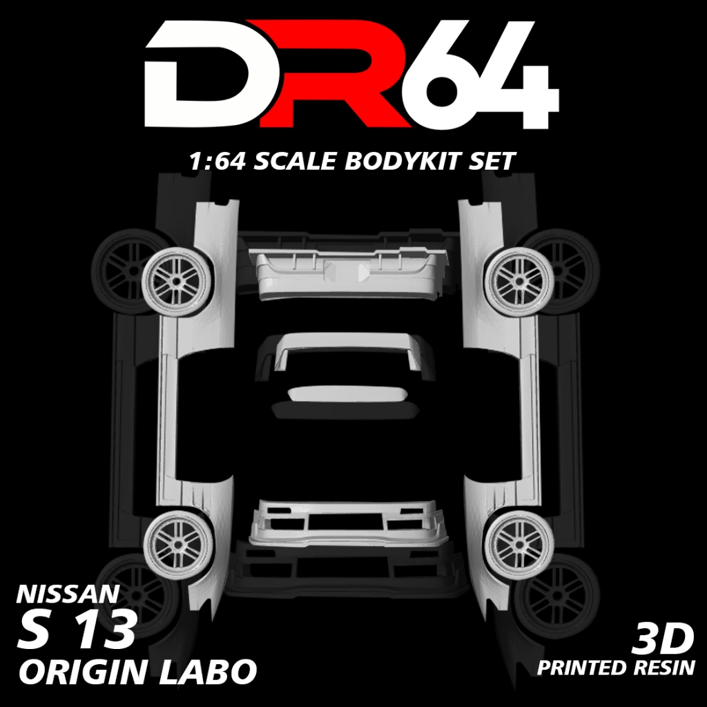 Jual Bodykit Hotwheels Nissan S13 Origin Labo / Body Kit Custom Mini GT ...