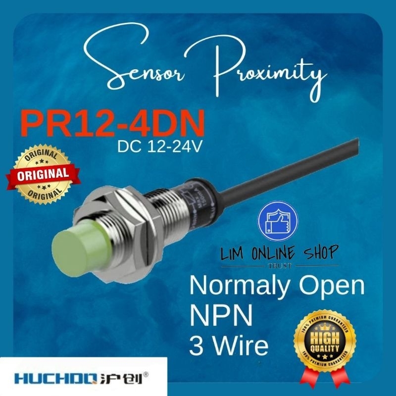Jual SENSOR PROXIMITY PR12-4DN INDUCTIVE NPN NO DC 12-24V DIAMETER 12MM | Shopee Indonesia