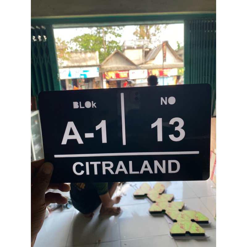 Jual Papan Nama Rumah Full akrilik | Shopee Indonesia