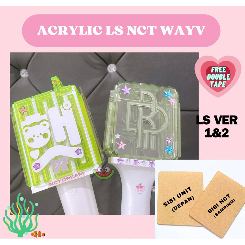 Jual ACRYLIC GUARD Lightstick NCT WAYV ver 1 dan 2 LS Fanlight ...