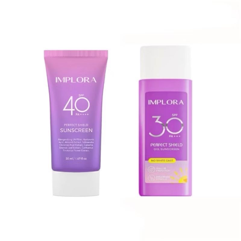 Jual IMPLORA Perfect Shield Sunscreen SPF 40 PA++++ / Sunscreen Wajah ...