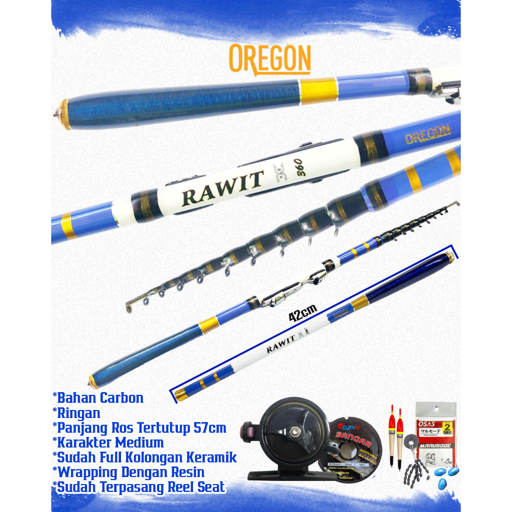 Jual Set Lengkap Joran Tegek Oregon Rawit Kolong murah | Shopee Indonesia