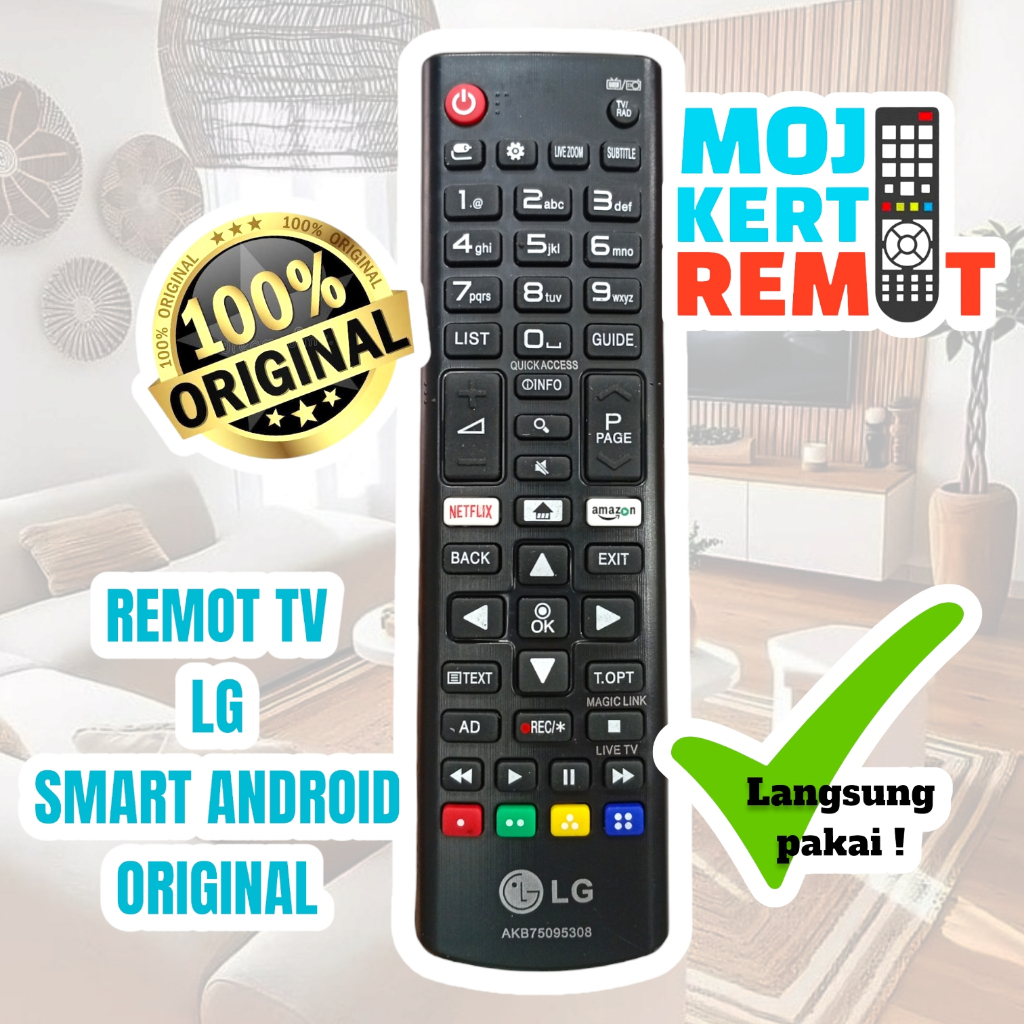 Jual REMOTE TV LG SMART ANDROID ORIGINAL 100% ASLI | Shopee Indonesia