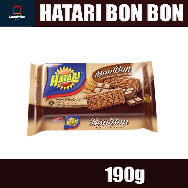 Jual Hatari Sugar Chocolate Bon Bon Biscuit 190g | Shopee Indonesia
