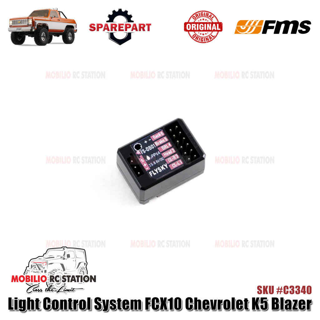 Jual FMS Part #C3340 Light Control System Module RC FCX10 Chevrolet K5 Blazer Crawler Adventure ...