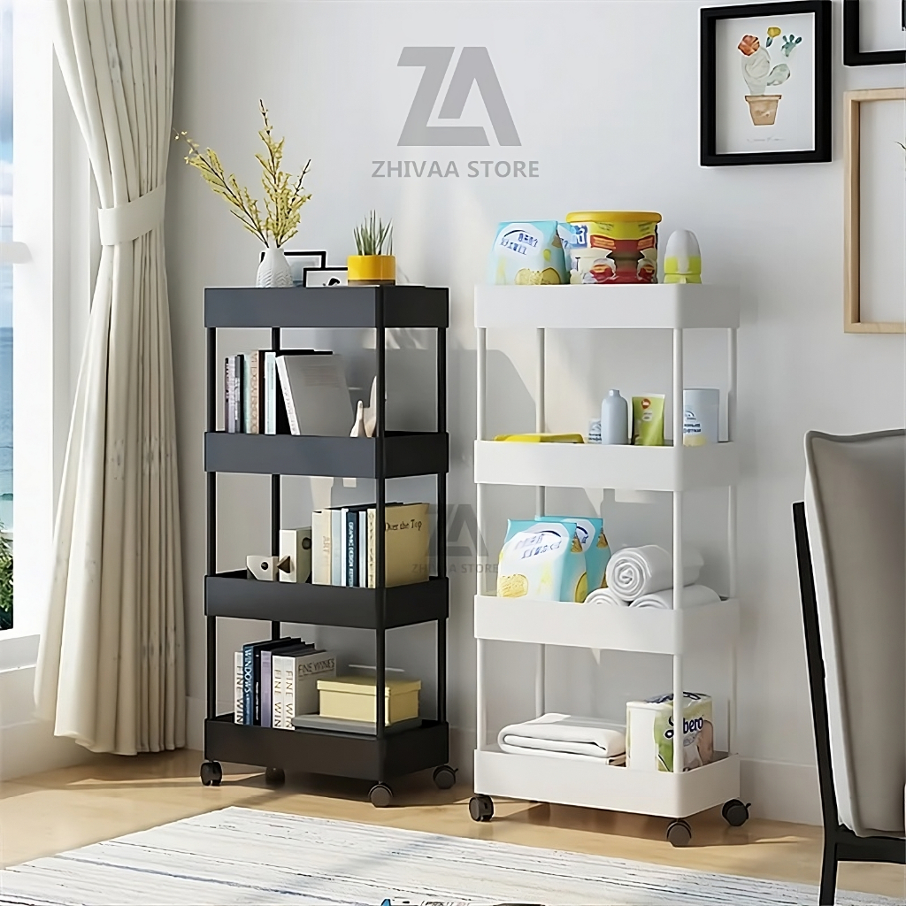 Jual Rak Susun Serbaguna Rak Dapur Rak Kamar Mandi 4 Susun Plastik ...