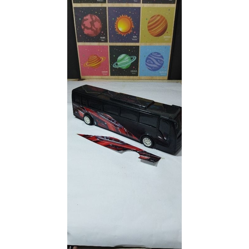 Jual sticker miniatur bus plastik. setiker livery miniatur bus plastik ...