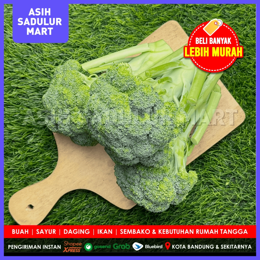Jual Brokoli Segar 500gr / 1kg Promo Sayur Bandung | Sayuran Asih ...