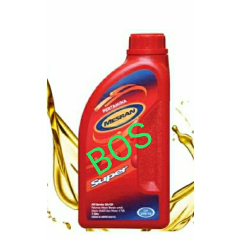 Jual oli Mesran super 1 liter oli Mesran super 1000ml | Shopee Indonesia