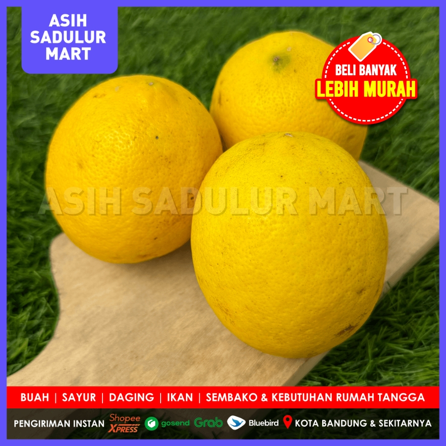 Jual Jeruk Lemon California & Lemon Import 500g / 1kg Harga Termurah ...