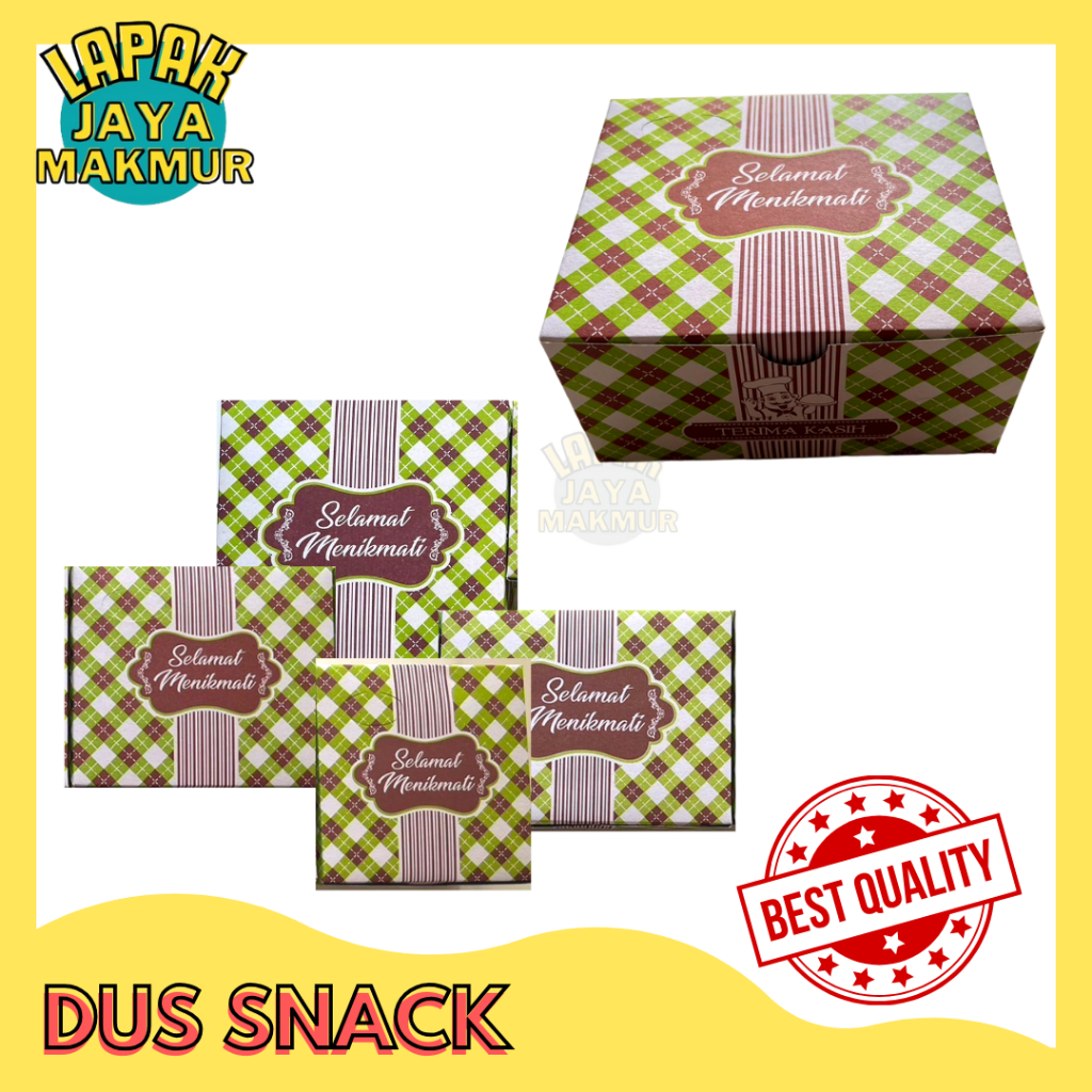 Jual DUS SNACK / DUS GS MOTIF / DUS KUE 12X12 12X14 12X16 18X18 ...