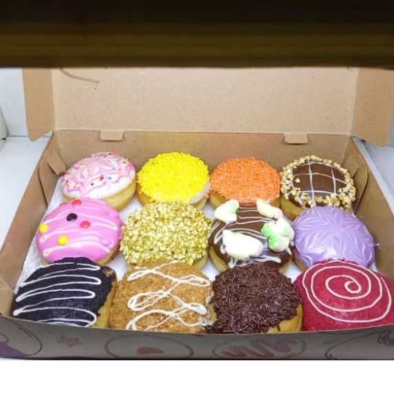 Jual donat mini donat mini kapas donat susu donat goreng super lembut ...