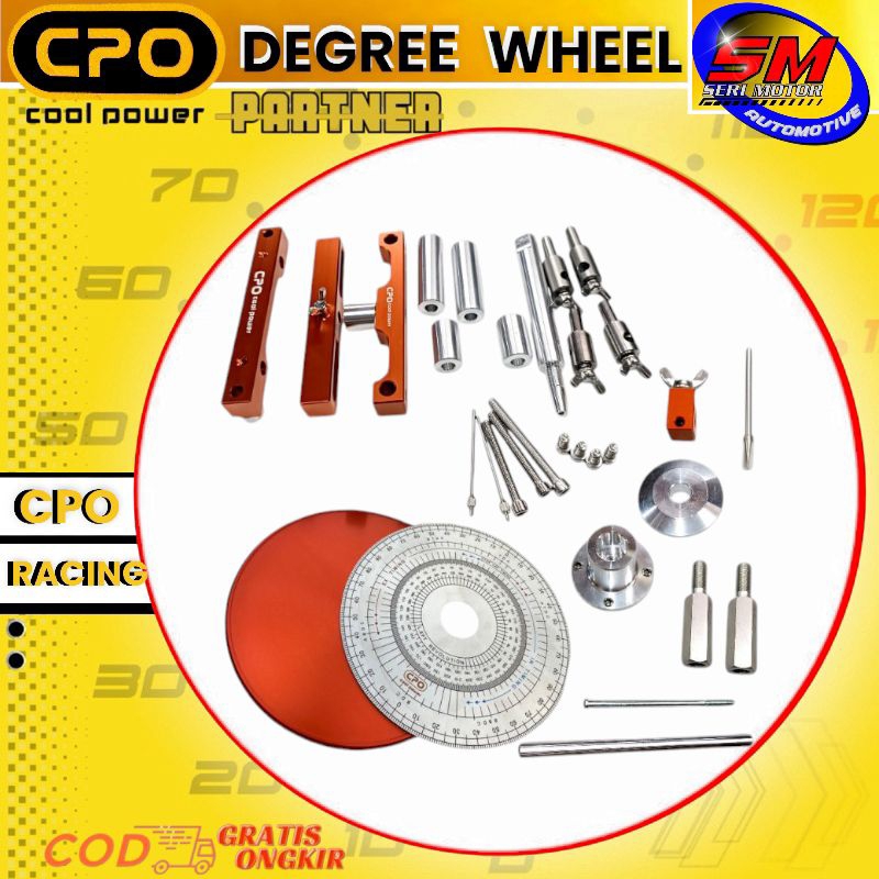 Jual DEGREE WHEEL-Dial Drajat Busur Full Set Racing CPO Cool Power ...