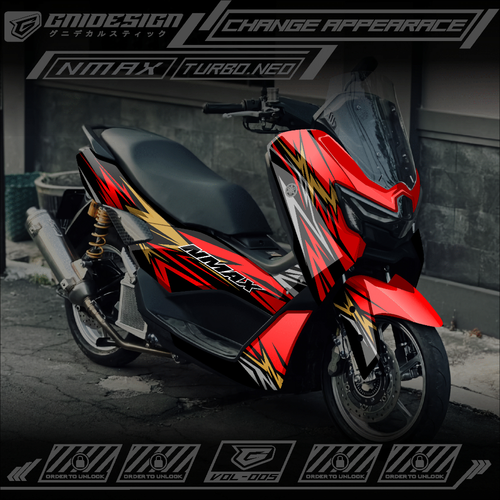 Jual (BISA COD) Decal Sticker Yamaha NMAX TURBO NEO - NEW 2024 2025 ...