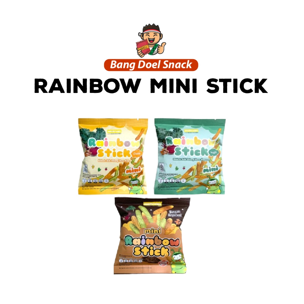 Jual Sunkrisps - Rainbow Stick Mini - 8gr - Veggie / Cheese / Biskuit ...