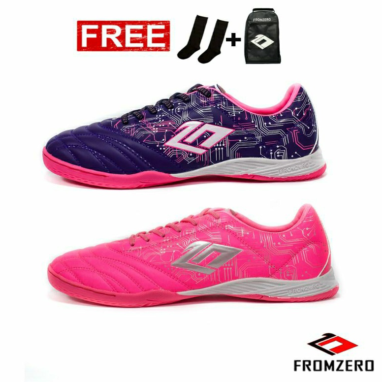 Jual TRENTERBARU Fromzero Sepatu Futsal Fromzero Starkia Baltic IN Violet Pink Original | Shopee ...