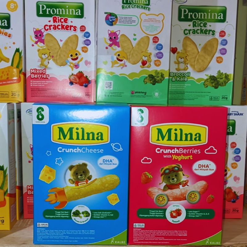 Jual Milna Crunch Cheese & Berries yoghurt 20g Box | Shopee Indonesia