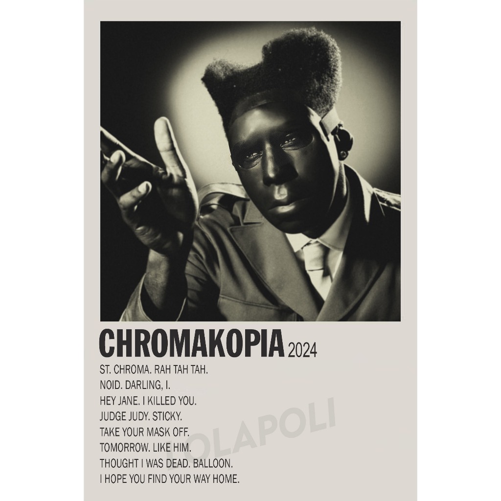 Jual Poster Cover Album Chromakopia - Tyler, The Creator | Shopee Indonesia