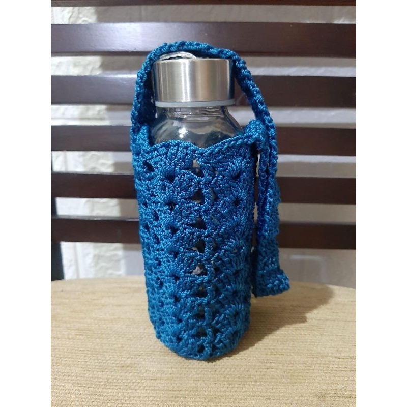 Jual bottle holder crochet/tas botol minum | Shopee Indonesia