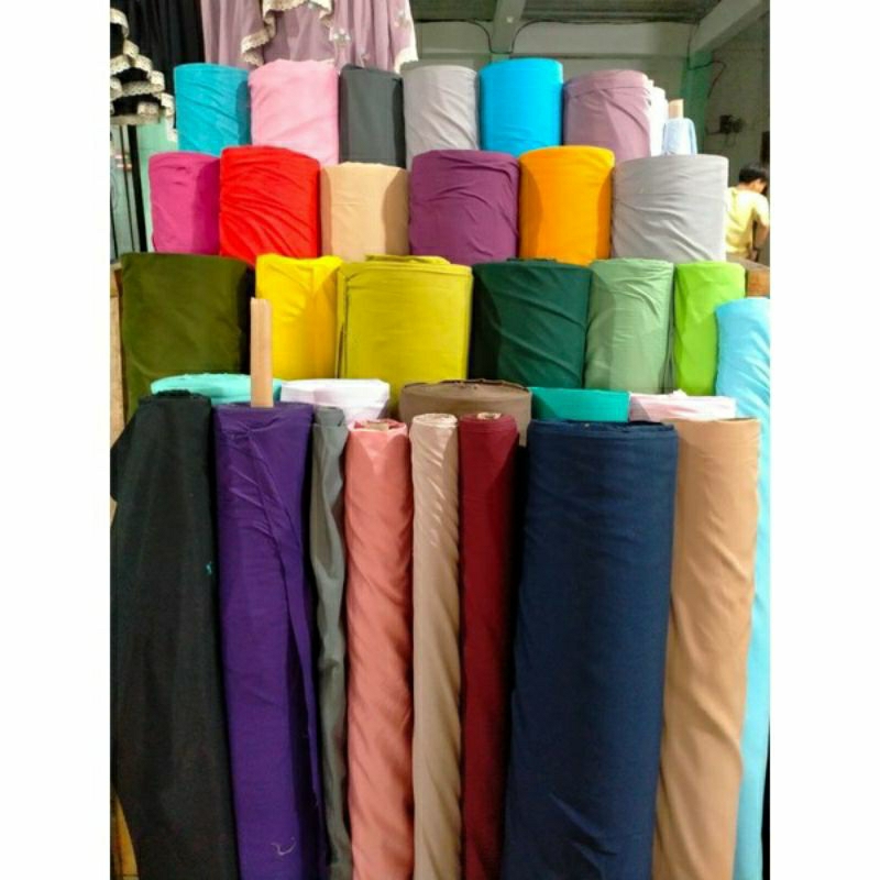 Jual Kain Microtex Kain Seprei Gorden Polos Katun Polos Lebar 240 cm ...