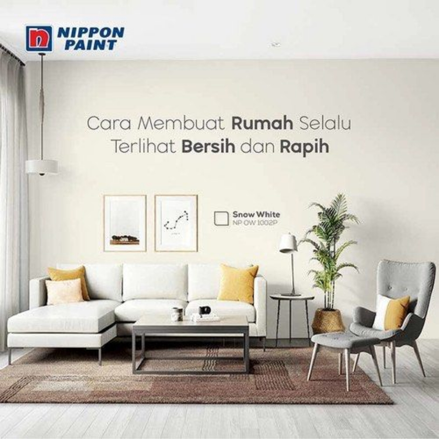 Jual NIPPON PAINT CAT TEMBOK EKSTERIOR & INTERIOR Snow White OW 1002 P SPOTLES WEATHERBOND ...