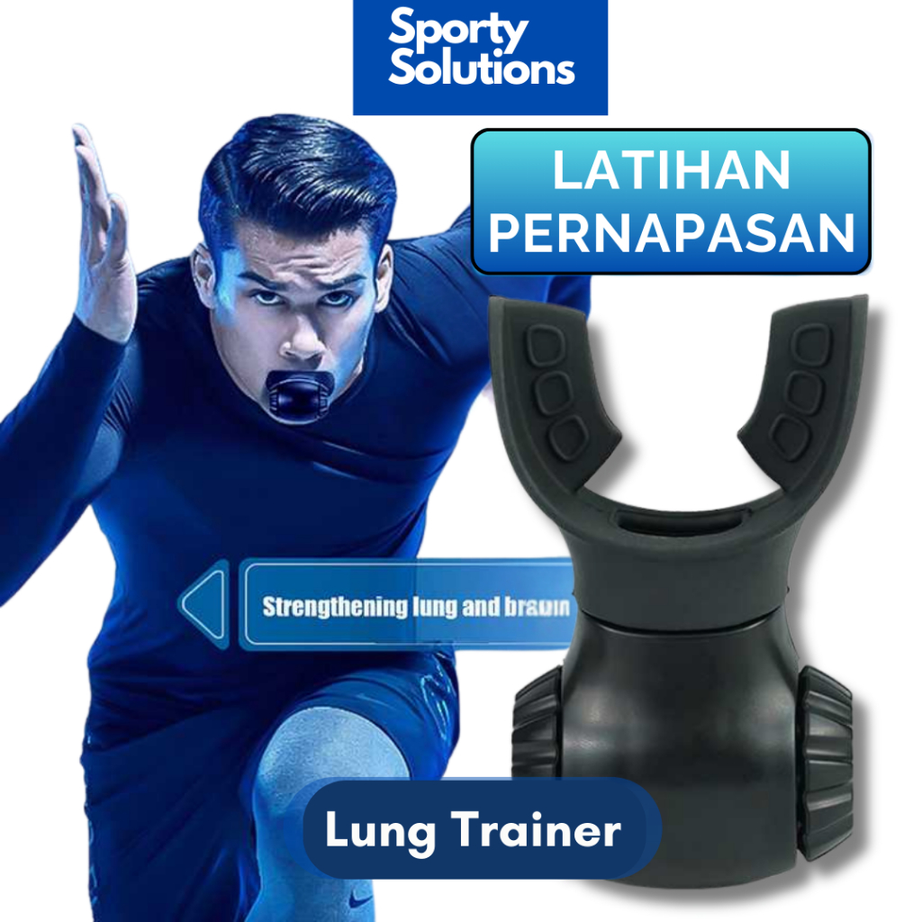 Jual Lung Breathing Trainer Respirator Fitness Alat Latihan Pernapasan ...