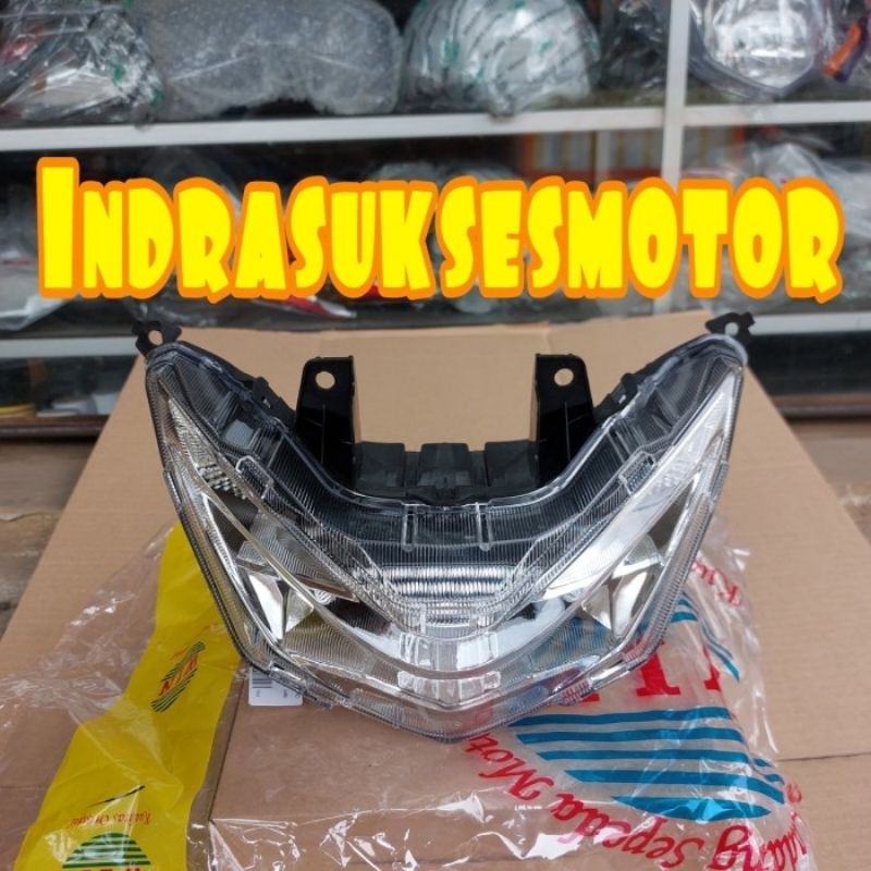 Jual reflektor lampu depan honda beat street LED beat deluxe 2020/2023 ...