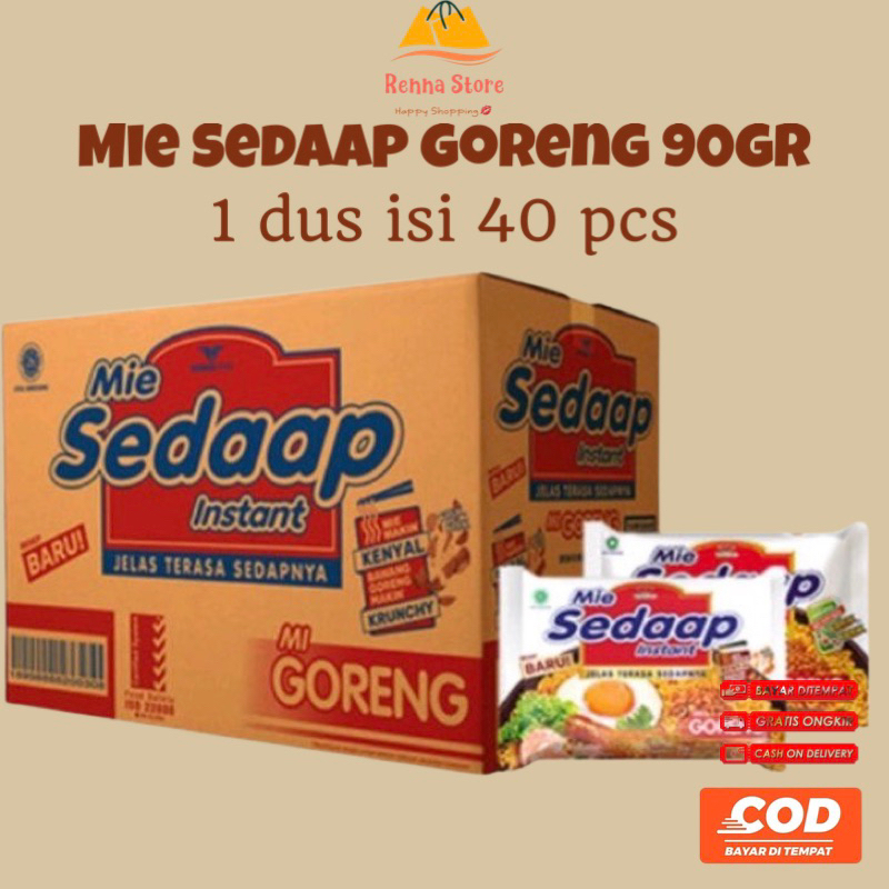 Jual SEDAAP Mie Goreng & Kuah (1dus) Cup Baked Ayam Bawang, Kari ...
