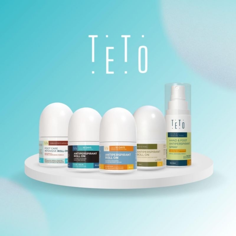 Jual TETO Antiperspirant Roll On 30ml | TETO Deodorant Deodorant Anti ...